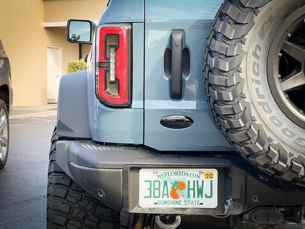 Ford Bronco Rear Oval Emblem Overlay - 2021-2023 Bronco / Bronco Sport ...