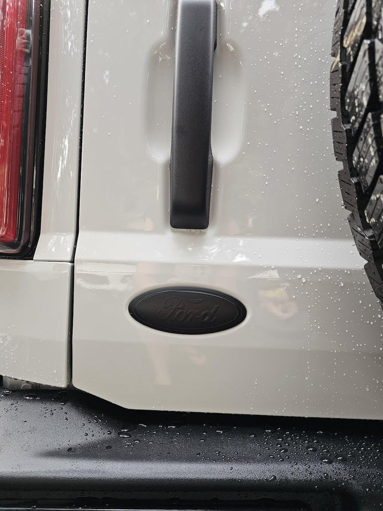 Ford Bronco Rear Oval Emblem Overlay - 2021-2023 Bronco / Bronco Sport ...