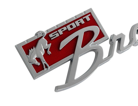 2021+ Bronco Ford Bronco Sport OEM Silver and Red Fender Emblems ...