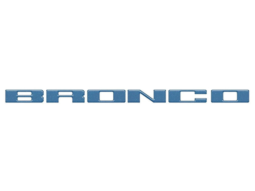 Ford Bronco Tufskinz Artisan Blue Grille Lettering - 2021+ Bronco ...