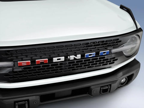 Ford Bronco Tufskinz Red White and Blue Grille Lettering - 2021+ Bronc ...
