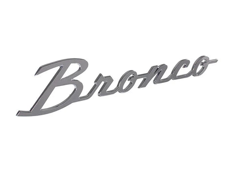 2021+ Ford Bronco Cursive Script Metal Emblems (Modified) – StickerFab
