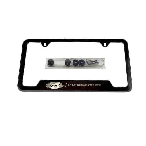 Ford Performance Black Stainless Steel License Plate Frame | StickerFab