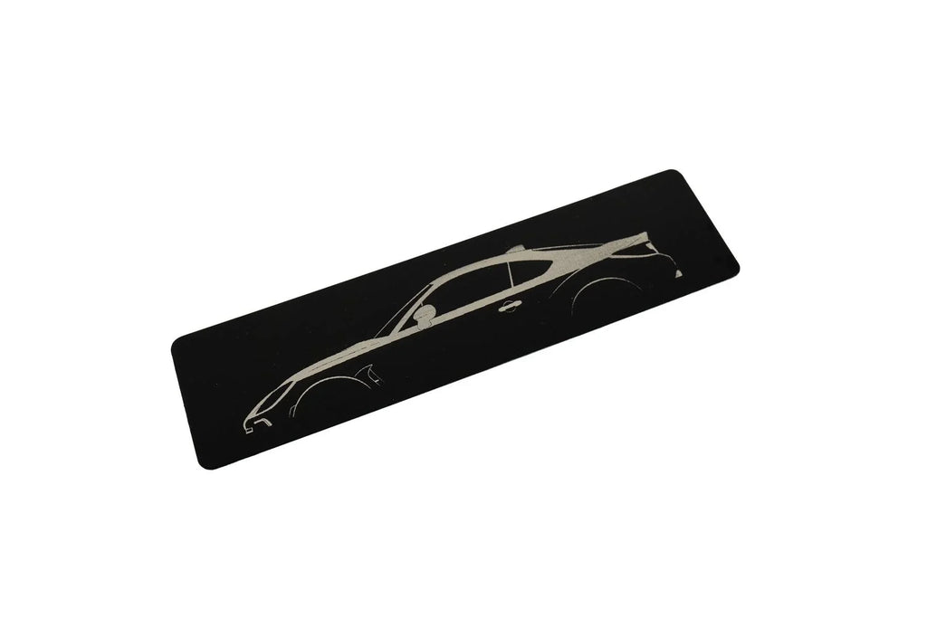 2022+ GR86 BRZ Weathertech Floor Mat Logo Insert (Metal Etched ...