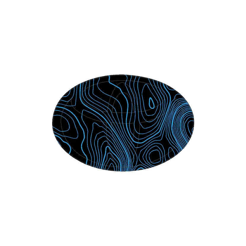 TOYOTA 2025 4Runner Topographic Rear Tailgate Logo Overlays | StickerFab