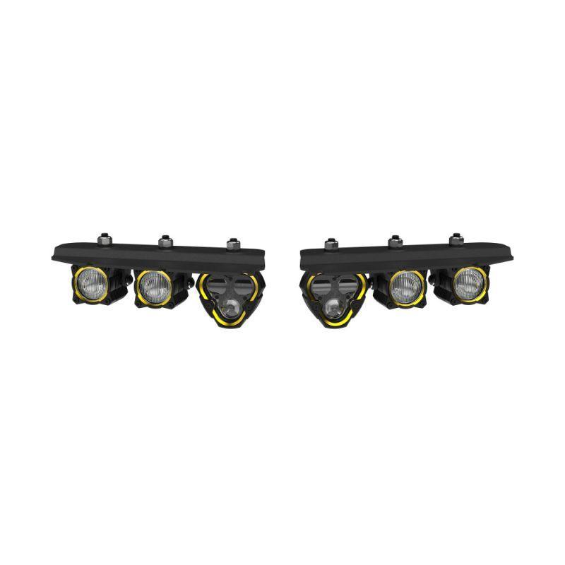KC HiLiTES FLEX ERA 3 Dual Mode SAE Fog Light Pocket Kit - 2021+ Bronc ...