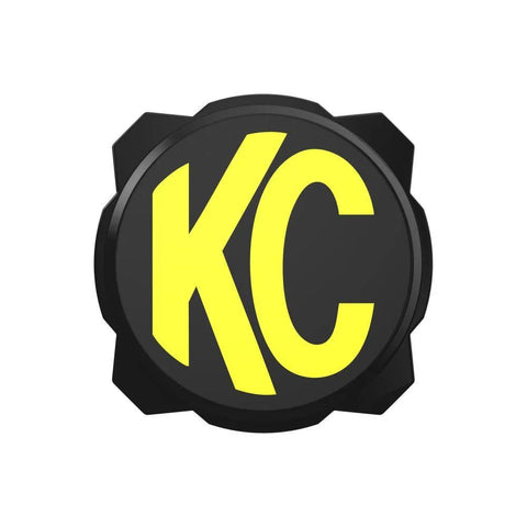 KC HiLITES Pro6 Gravity® Light Cover - Black / Yellow KC Logo – StickerFab