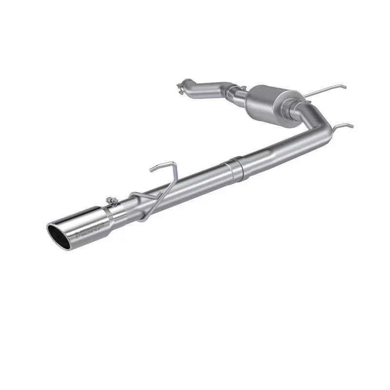 MBRP Aluminized Steel 4in OD Tip Single Side Exit 3in Cat Back Exhaust ...