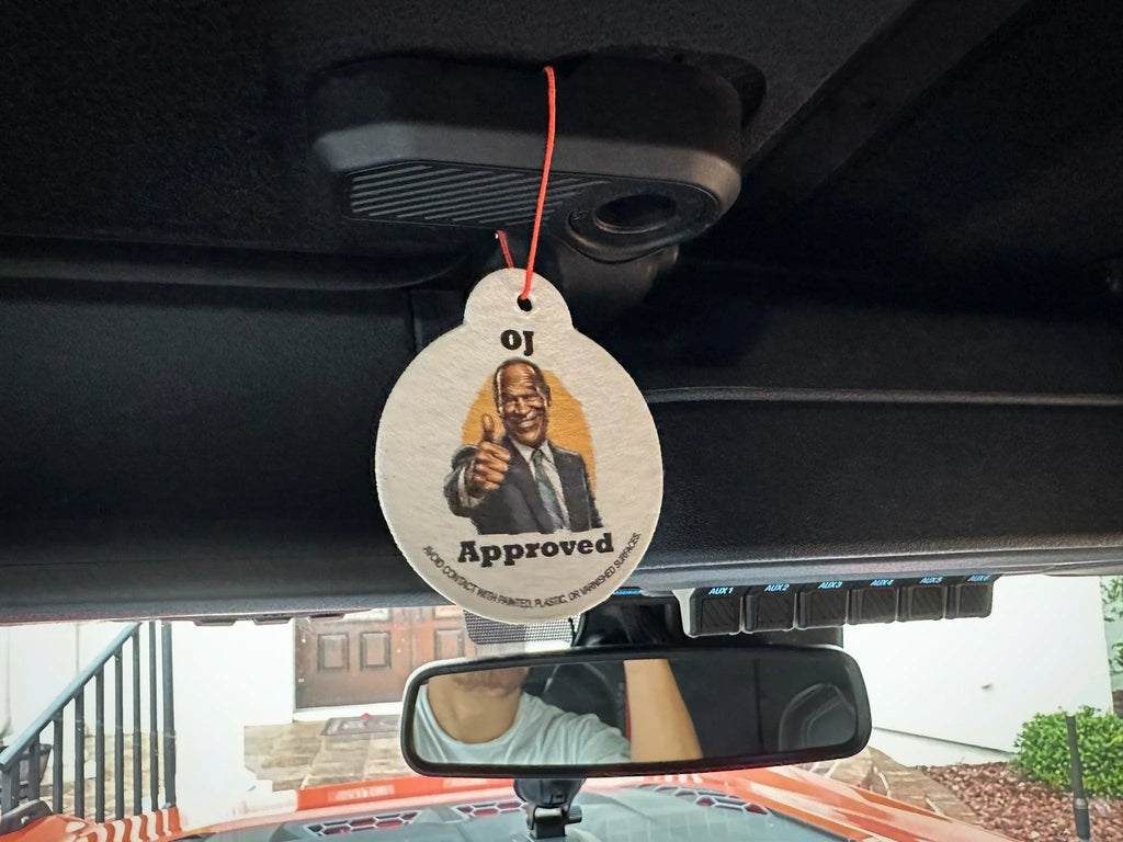 OJ Approved Air Freshener - Dark Ice – StickerFab