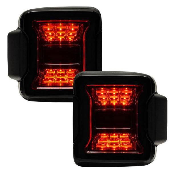 Oracle Black Series LED Tail Lights - 2018+ Wrangler JL – StickerFab
