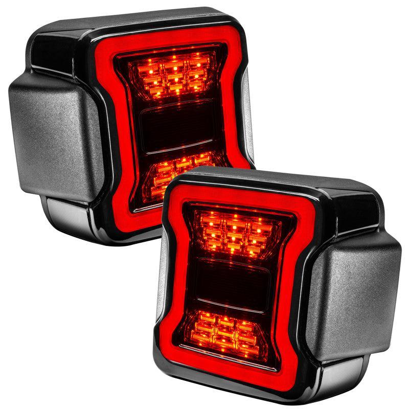 Oracle Black Series LED Tail Lights - 2018+ Wrangler JL – StickerFab