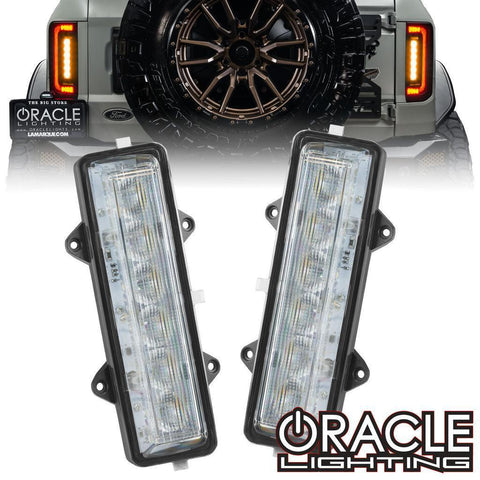 2021+ Bronco Oracle Flush Style LED Tail Light Dual Function Reverse ...
