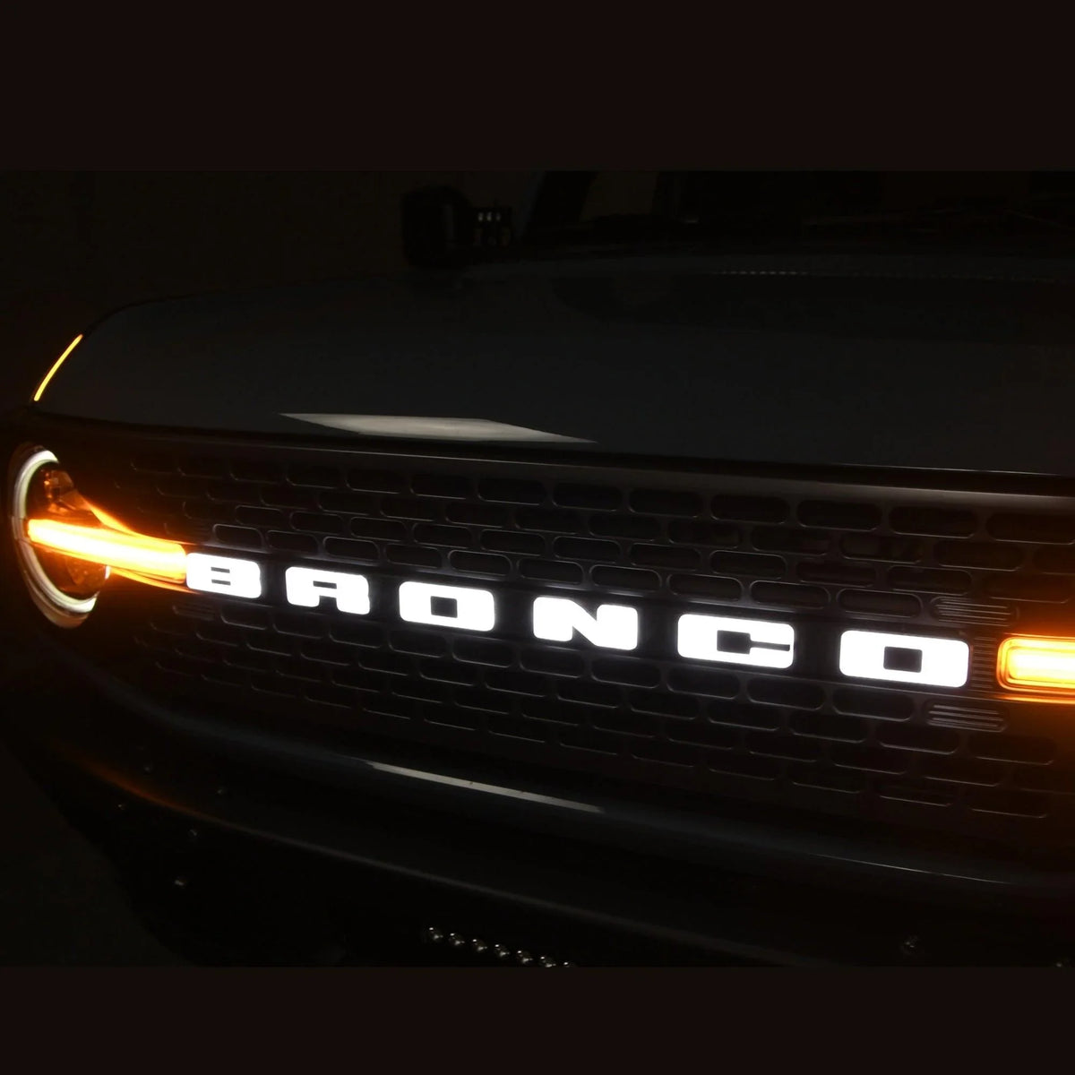2021+ Ford Bronco Putco Luminix Ford Licensed Bronco Grille LED Letters ...