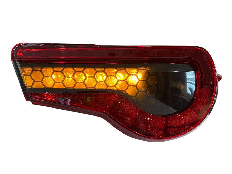 Special Edition Dark Smoke Honeycomb Tail Light Overlays - 2017-2021 T ...