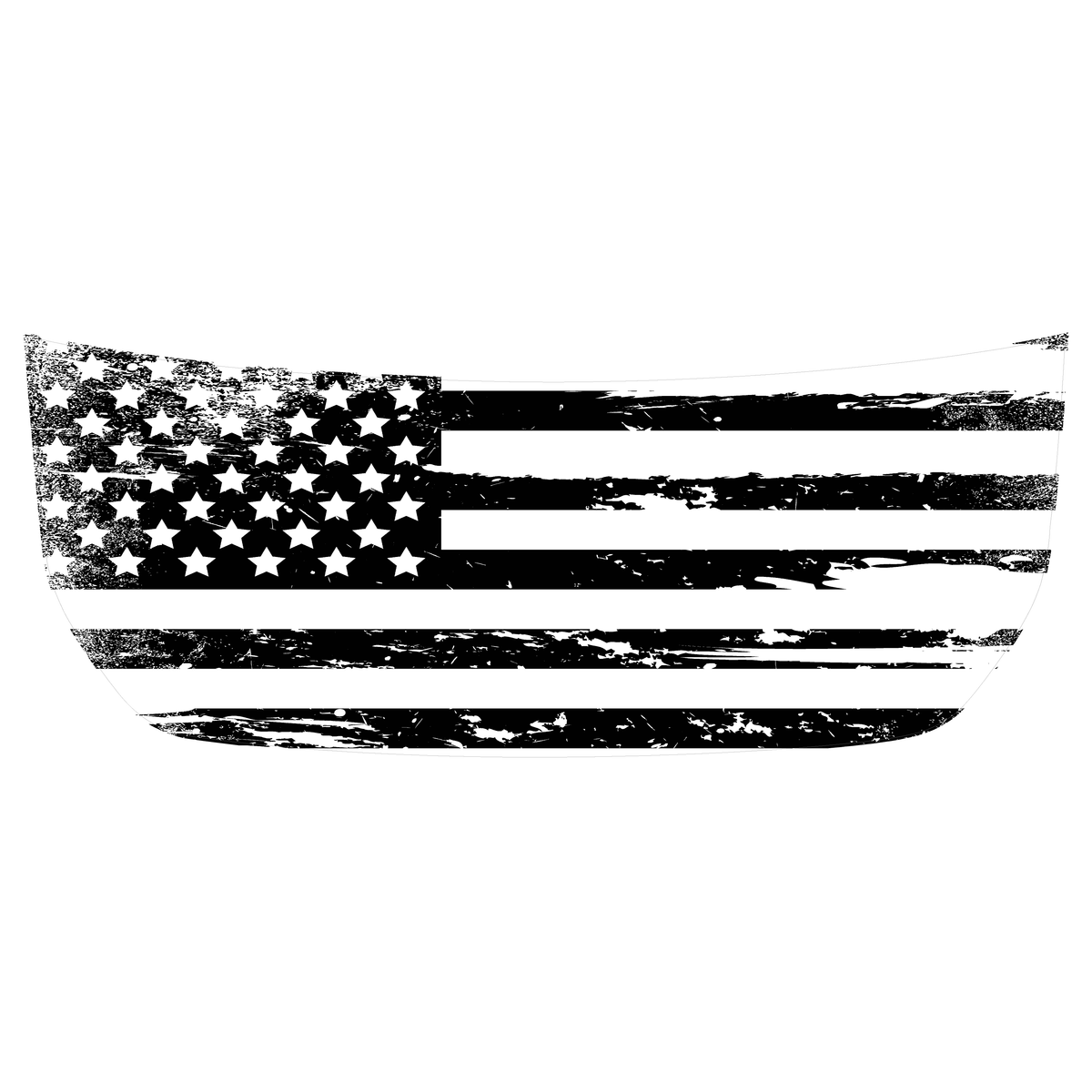 Stealth Clear American Flag Hood Overlay - 2021+ Bronco – StickerFab