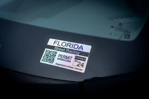 Street Racing Permit Sticker 3.5" - All States – StickerFab