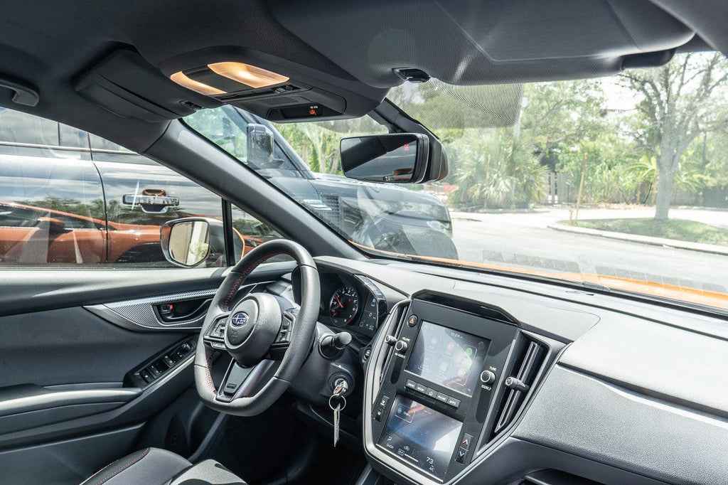 Sun Visor Warning Overlays fits 2022+ WRX / BRZ | StickerFab