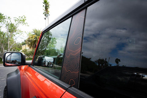2021+ Bronco Topo B Pillar Protection Kit (Printed Series) – StickerFab