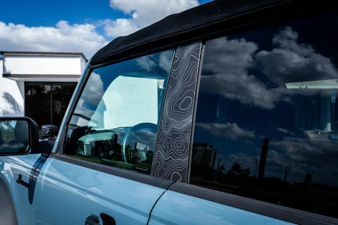 2021+ Bronco Topo B Pillar Protection Kit (Printed Series) – StickerFab