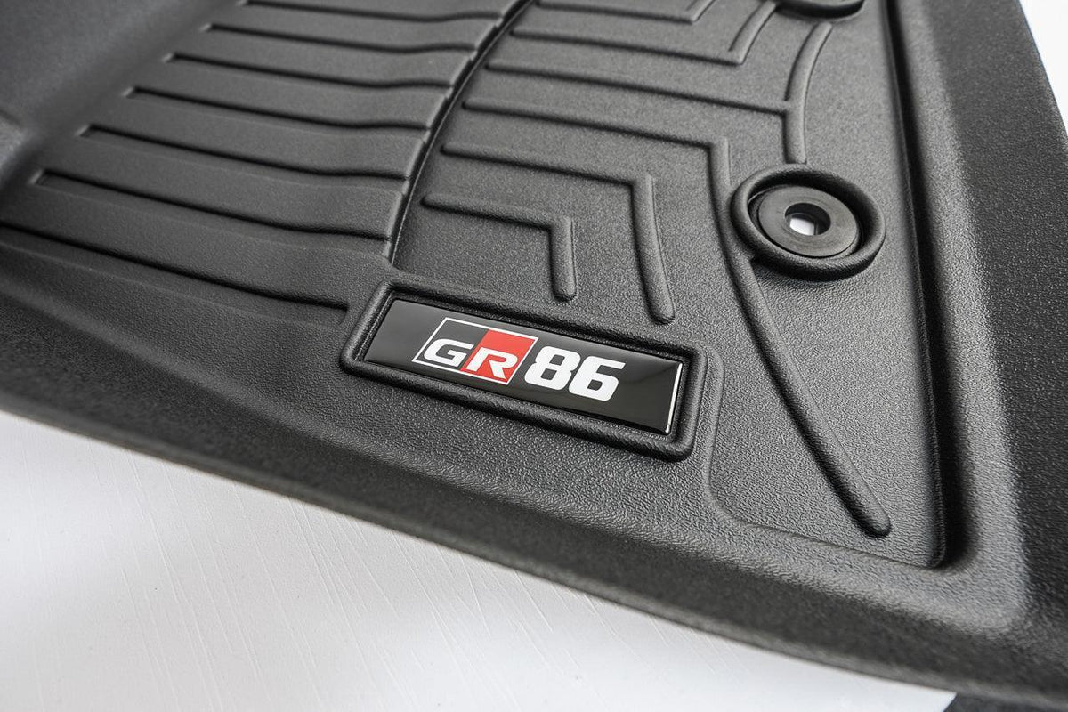 Toyota "GR86" Emblems for Weathertech Floor Mats (Single) – StickerFab