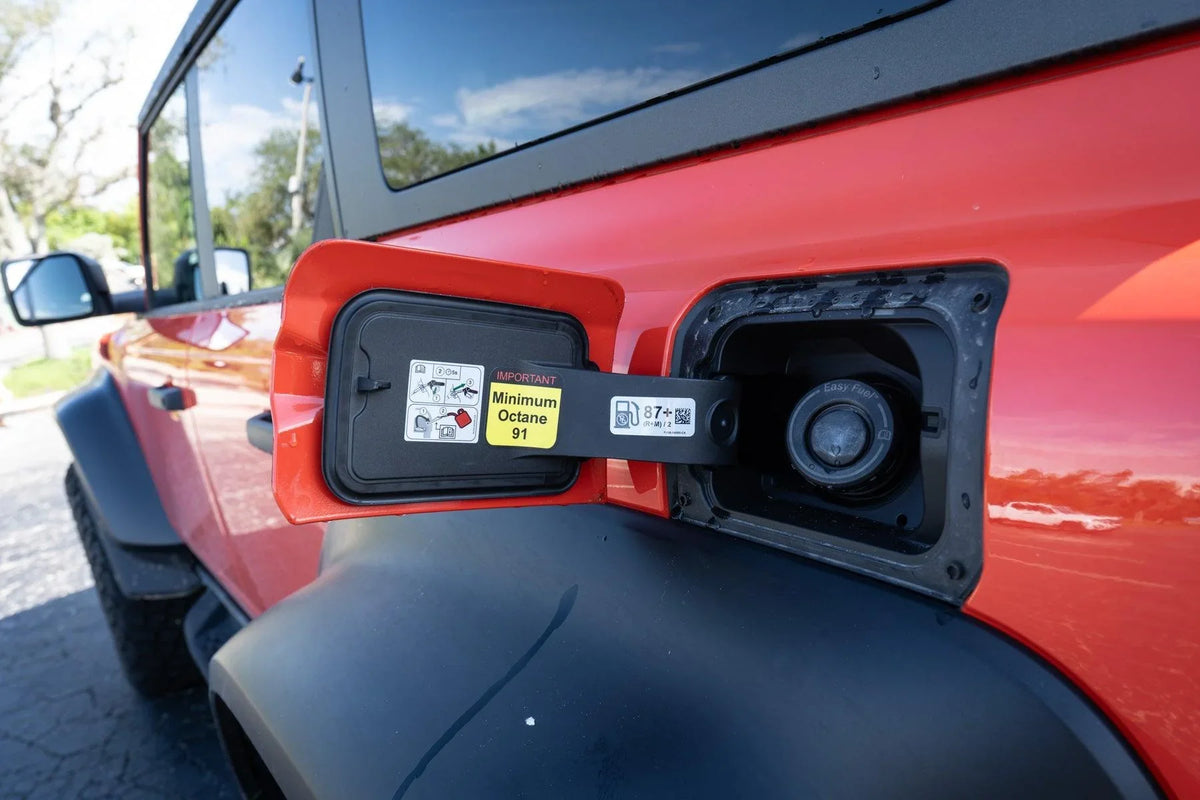 Warning Sticker Minimum Octane Rating (Pair) - Universal – StickerFab