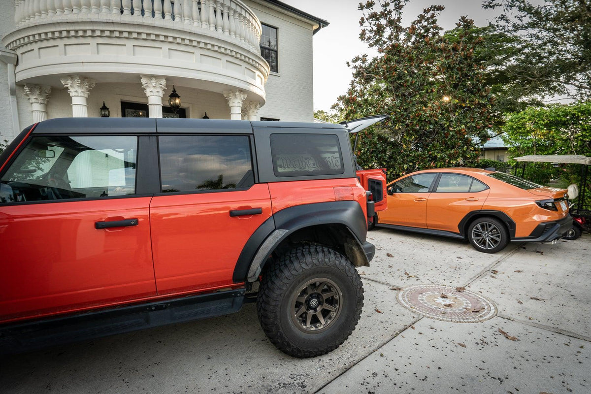 2021+ Ford Bronco Stealth Hardtop Window Overlays - 4 Door – StickerFab