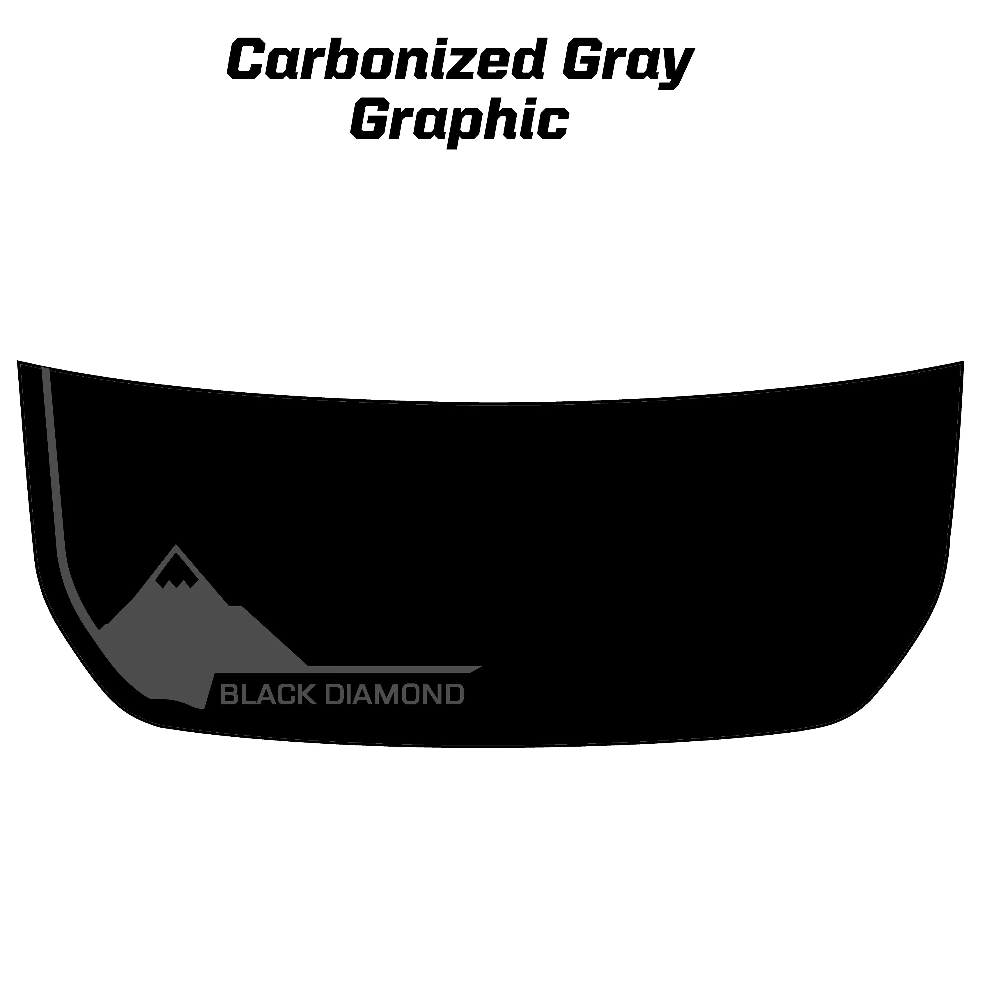 Black Diamond Trails 2021+ Bronco Stealth Hood Overlay (Printed Series ...