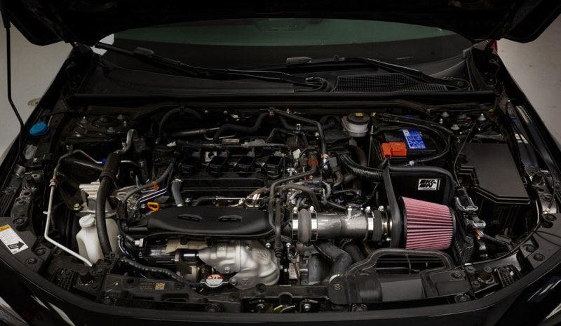 K&N 1.5L Turbo L4 Silver Typhoon Intake - 23+ Integra / 22+ Civic ...